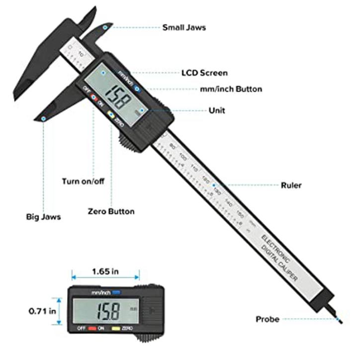 Digital Caliper 150 mm Slide Caliper 6 Inch | Daraz.com.bd
