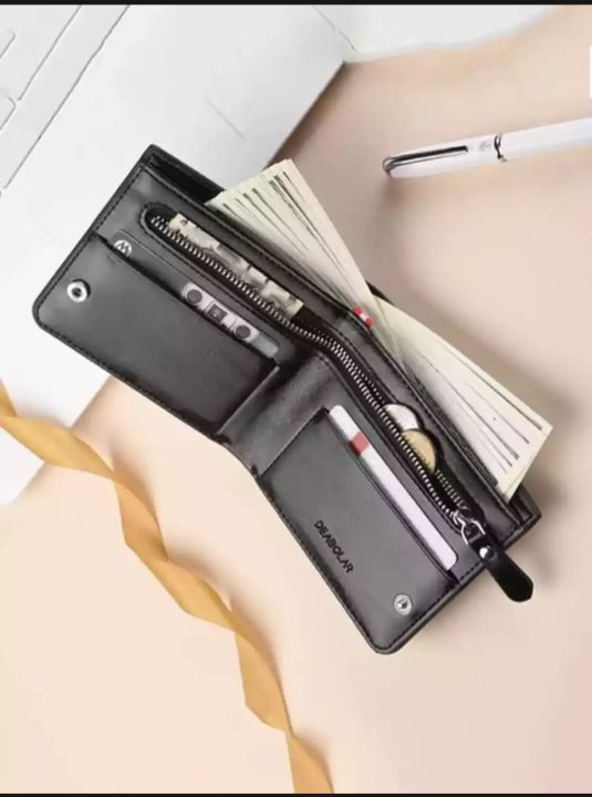 Men's Stylish Leather Artificial Wallet Money bag | Daraz.com.bd