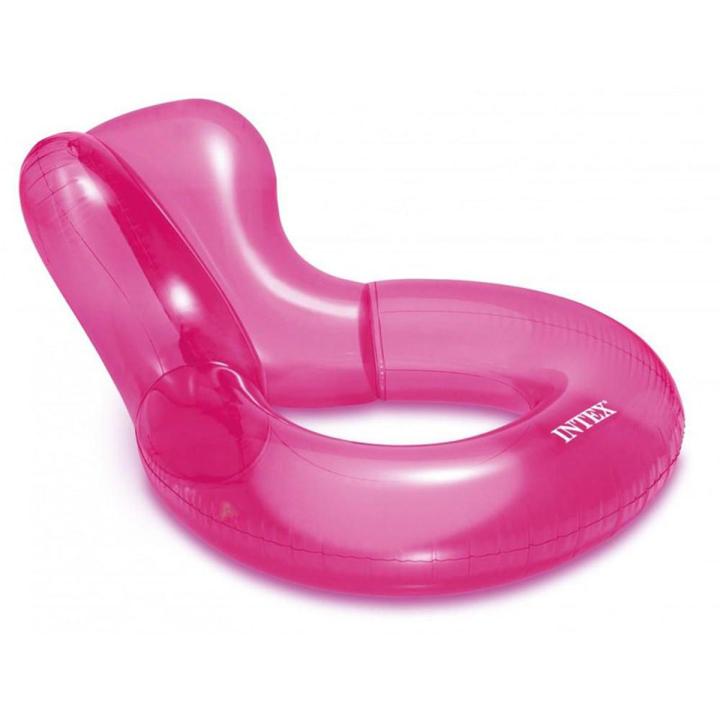 Intex Transparent Lounge Float Chair | Size: 53″ x 45″ | Tall Backrest ...