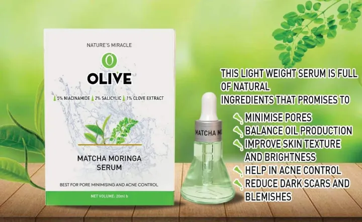 Olive Matcha Moringa Serum | Daraz.com.bd