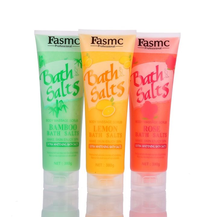 FASMC Bath Salts Body Massage Scrub 380gm - Random Flavour | Daraz.com.bd