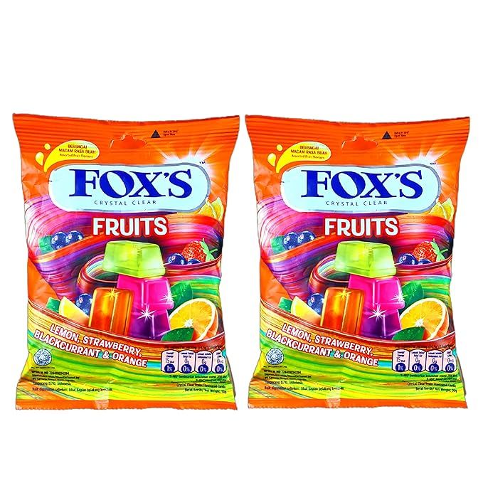 Fox's Crystal Clear Fruits Candy 90g (90Gms- Pack of 2) | Daraz.com.bd