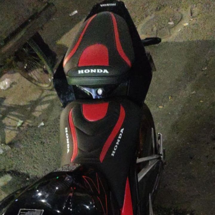 Honda CBR red modified seat cover | Daraz.com.bd