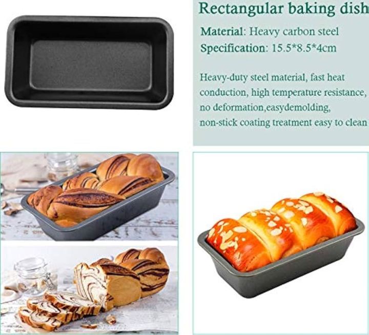 Cake mold Non Stick Pan Baking Tools Mold 5IN ,7IN ,10IN 1pc Loaf Pan ...
