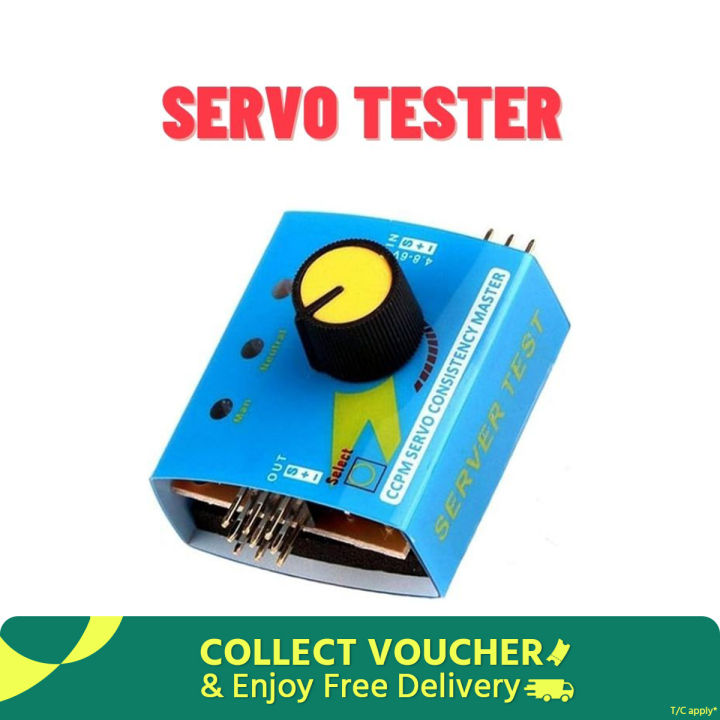 Servo Tester Gear Test CCPM Consistency Master Checker 3CH 4.8-6V with ...