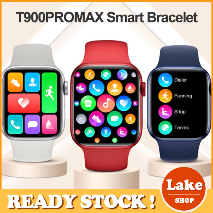 【Ready Stock+FREE Shipping+COD 】T900 Pro Max Smartwatch Support Heart ...