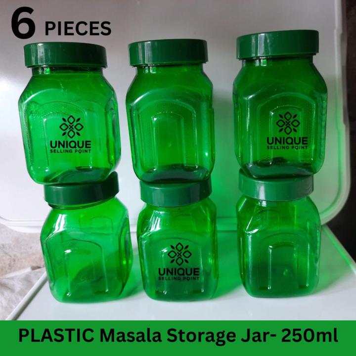 PLASTIC Masala Storage Jar, Spice Kuta, Spice Bayam 250ml | Daraz.com.bd