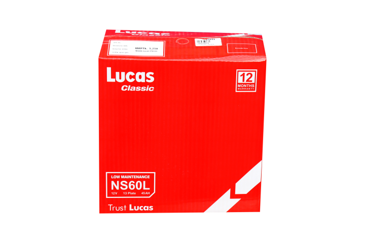 LUCAS CLASSIC NS60L Battery | Daraz.com.bd