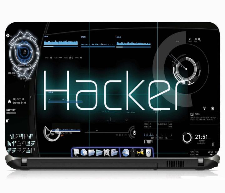 Hacker Laptop Sticker | Daraz.com.bd