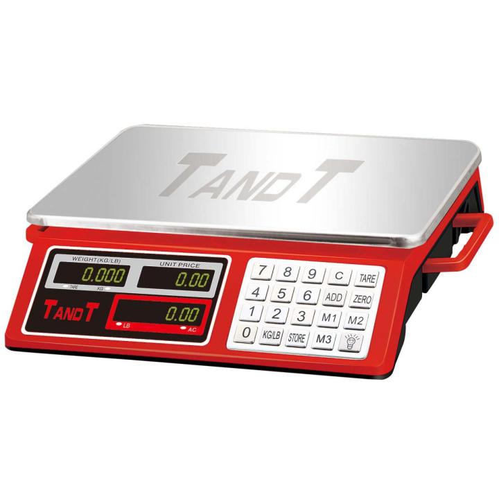 TANDT Digital Weight Scale Flat 40KG BSTI Approved Rechargeable Li-Ion ...