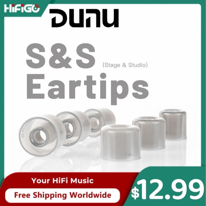 DUNU S S (Stage Studio) Silicone Eartips For 4.0mm-6mm Nozzle S/M/L/XL ...