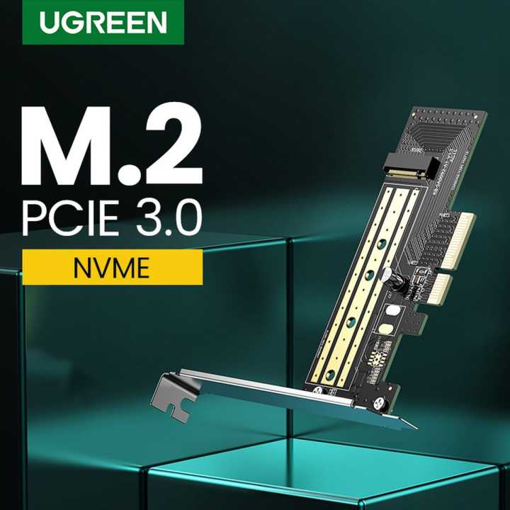 UGREEN PCIE to M2 Adapter NVMe M.2 PCI Express Adapter 32Gbps PCI-E ...