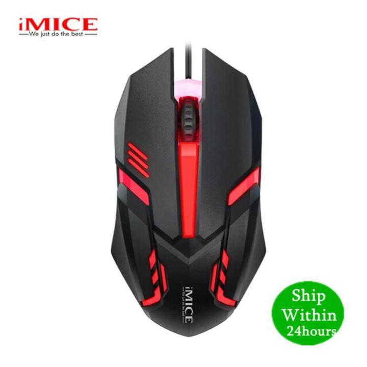 M6 Professional Wired Gaming Mouse Wired USB Optical LED Ergonomic Game ...