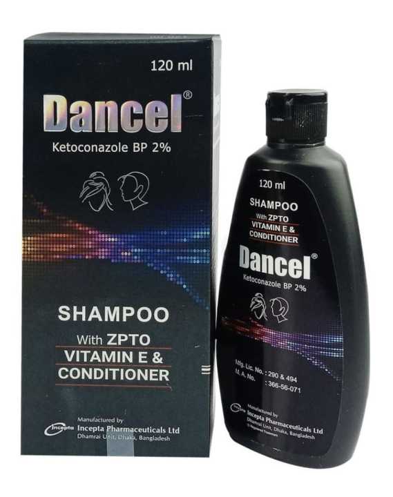 Dancel (Ketoconazole BP 2%) Shampoo 120ml Bottle | Daraz.com.bd