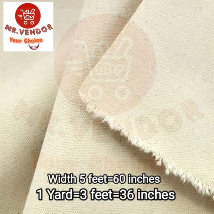 Canvas cloth/Canvas fabric 1 yard | Daraz.com.bd
