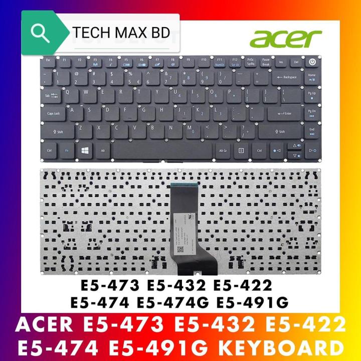 Acer Laptop Keyboard For Acer Aspire E5-473 E5-473G E5-473Tg E5-473T E5 ...