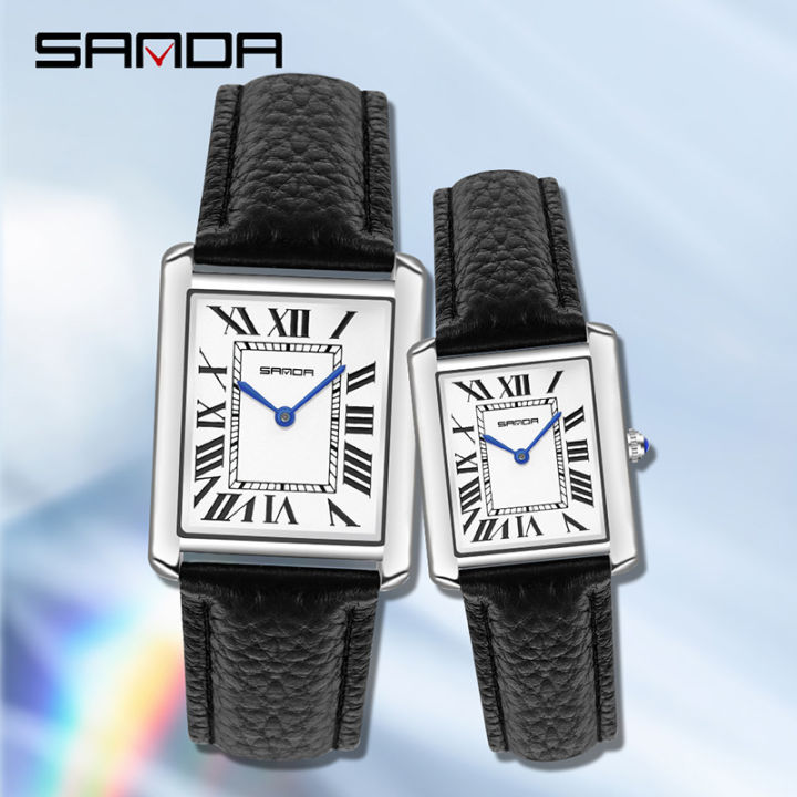 SANDA 1108 Casual Fashion Brand Couple Watches Women Men Waterproof ...