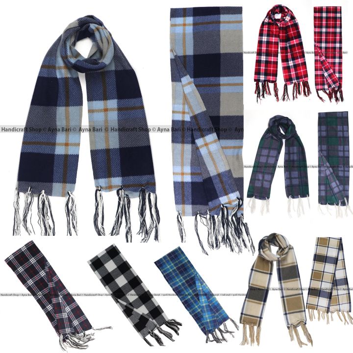 Muffler for Man and Women | CHECK Print | Winter Collection | Scarves ...