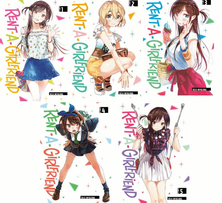 Rent-A-Girlfriend Manga 5book collection set vol 1-5 by Reiji Miyajima ...