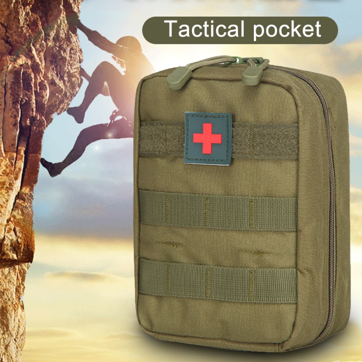 Tactical First Aid Bag Outdoor Hunting Bag Military EDC Pack Molle ...