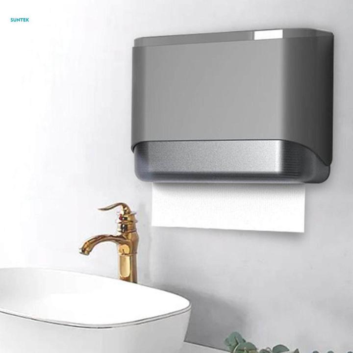 Tissue Box Durable Toilet Paper Dispenser Modern for Hotel Gray | Daraz ...