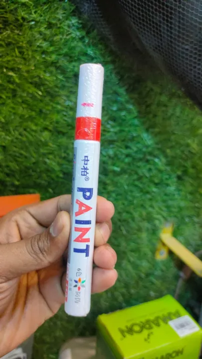 TOYO Paint Permanent Marker for Any Hard Surface (White/Golden/Silver ...