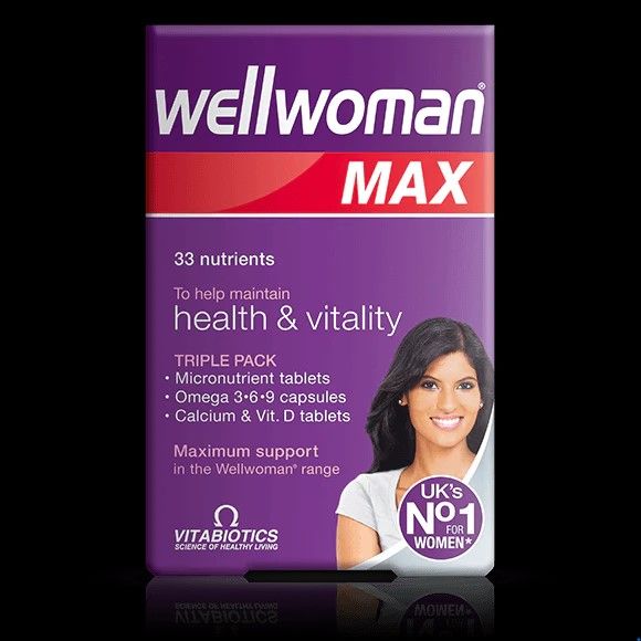 Vitabiotics Wellwoman Max Over 33 nutrients 84 Tablets UK | Daraz.com.bd