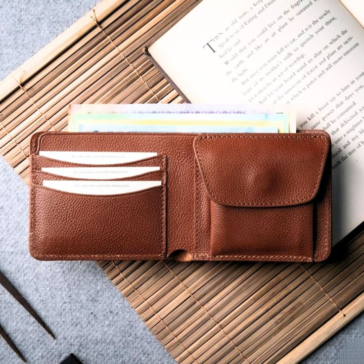 Avro Premium Men's High Quality 100% Cow Leather Coin Pocket Wallet For ...