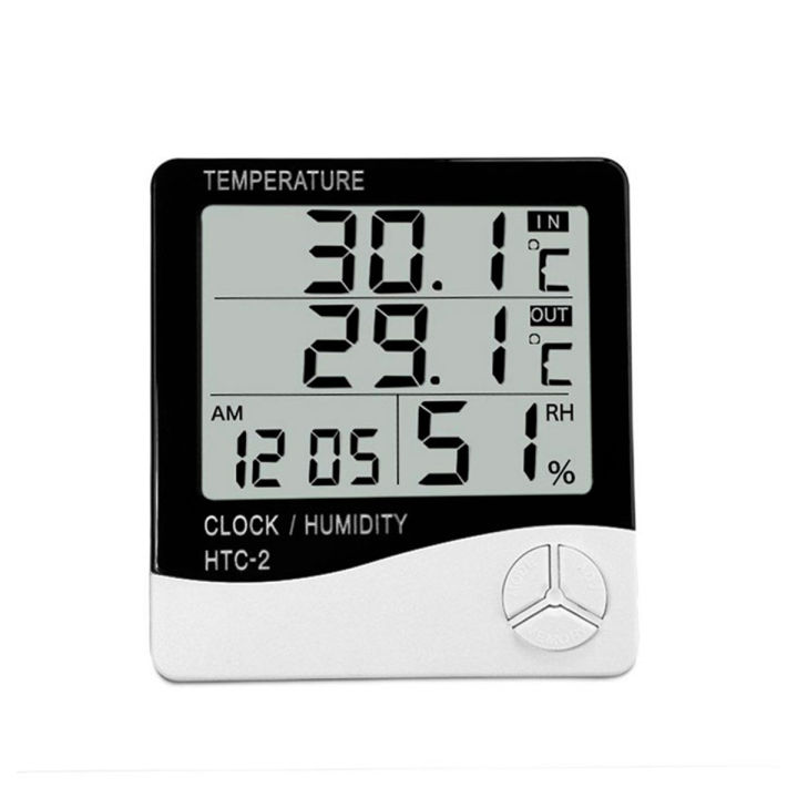 HTC-2 Indoor LCD Digital Temperature Humidity Meter Thermometer With ...