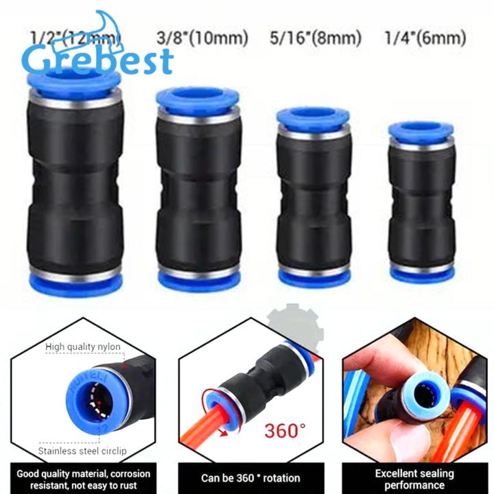 Plastic Straight Push Connector 40pcs Straight Push Connectors for Air ...