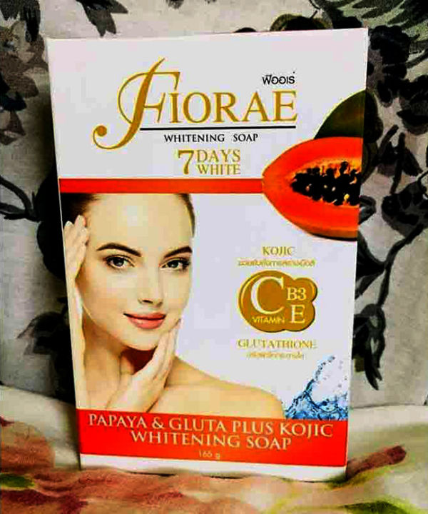 Fiorae Whitening Soap Papaya and Gluta Plus Kojic 165g | Daraz.com.bd