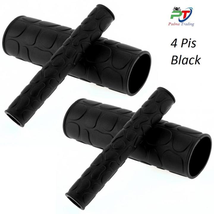 4 Pis universal soft rubber Handle Bar Grip or Grips Cover for ...