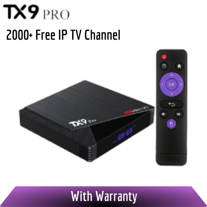 Android 12 OS TV Box TX9 pro 6K Ultra HD Toffee, Binge LED LCD CRT ...