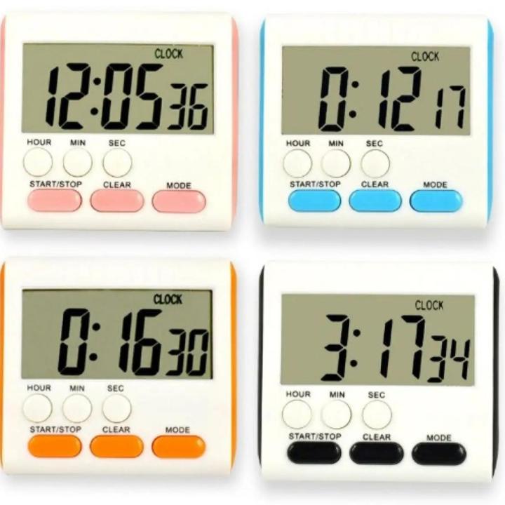 Kitchen Clock English 24-hour Electronic Timer Digital Reminder Alarm ...