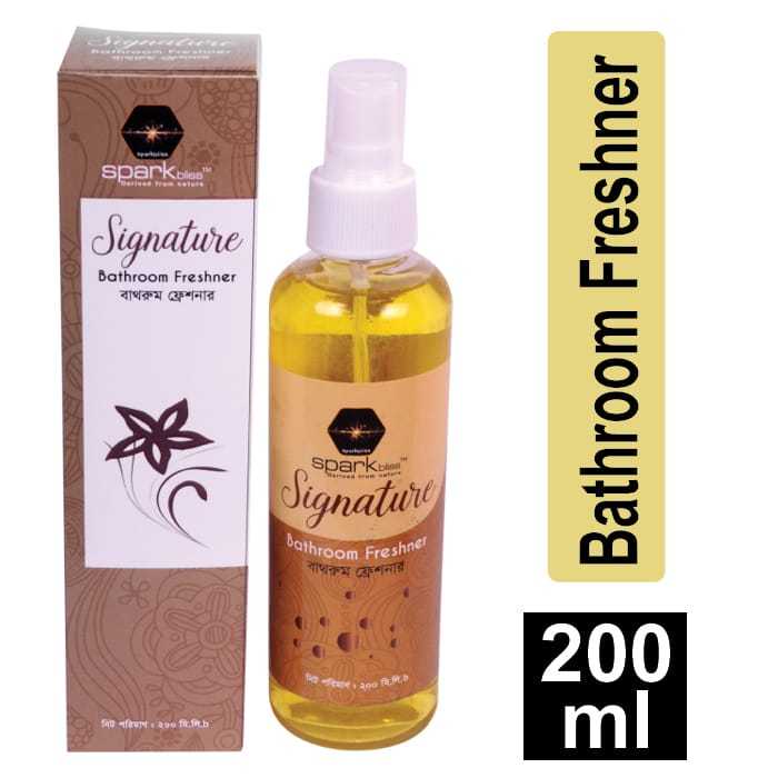 Spark Bliss Signature Natural Bathroom Freshner Spray- 200ml | Daraz.com.bd