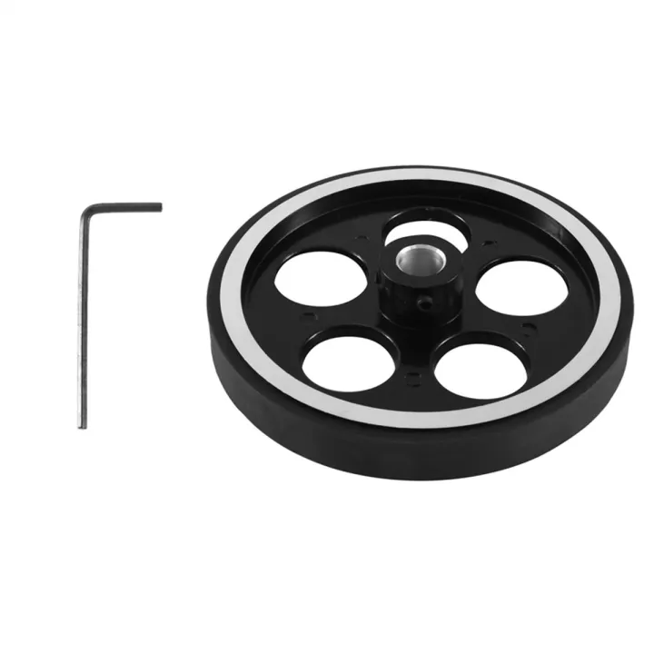 300Mmx10Mm Industrial Aluminum Rubber Measuring Encoder Meter Wheel for ...