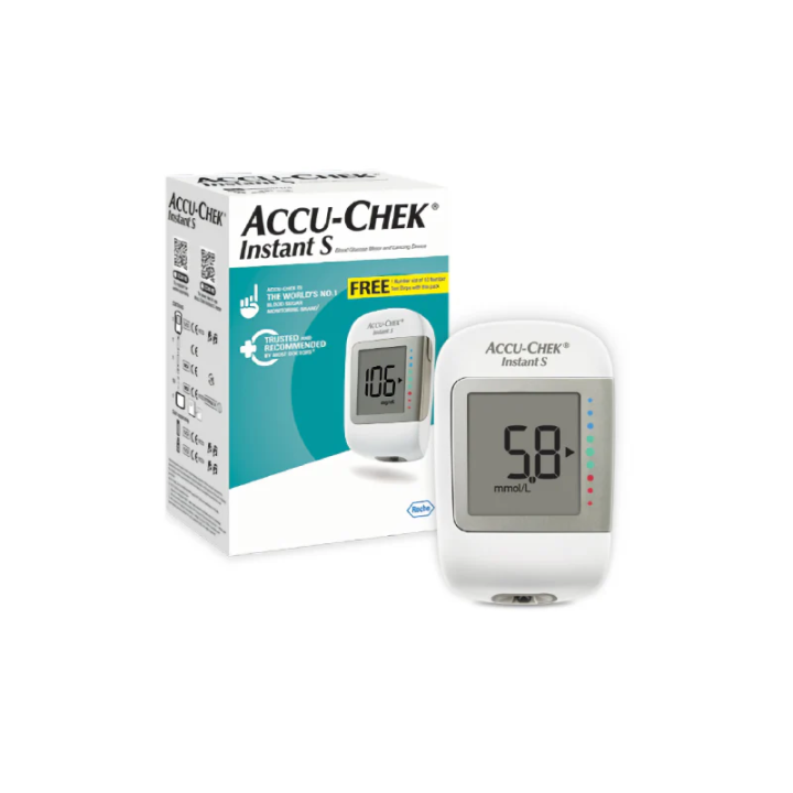 Accu-Chek Instant S Blood Glucose Meter | Daraz.com.bd