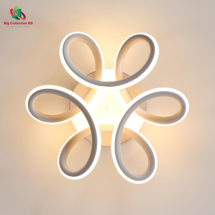 Modern Aisle LED Ceiling Light, Creative Aluminum Curved Ceiling Lamp ...