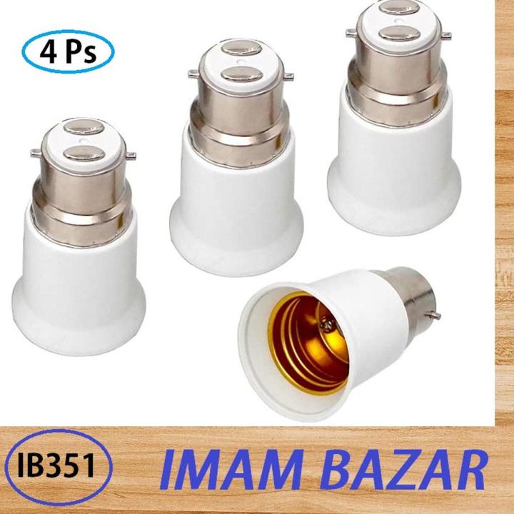 High Quality Bulb Base Socket (B22 To E27) Holder Converter 4Ps | Daraz.com.bd