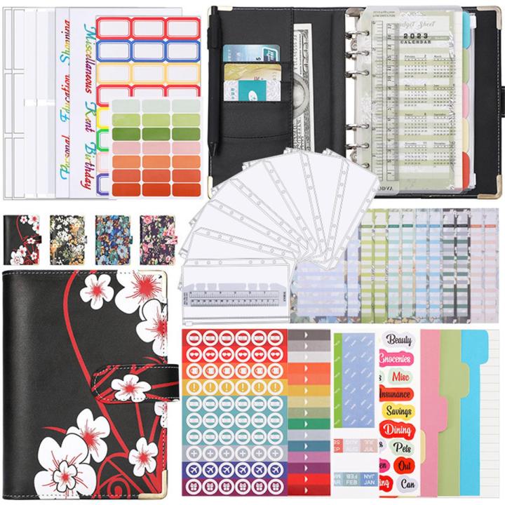 12 Zipper Daily Planner Envelope Money Organizer Plan Colorful A6 ...