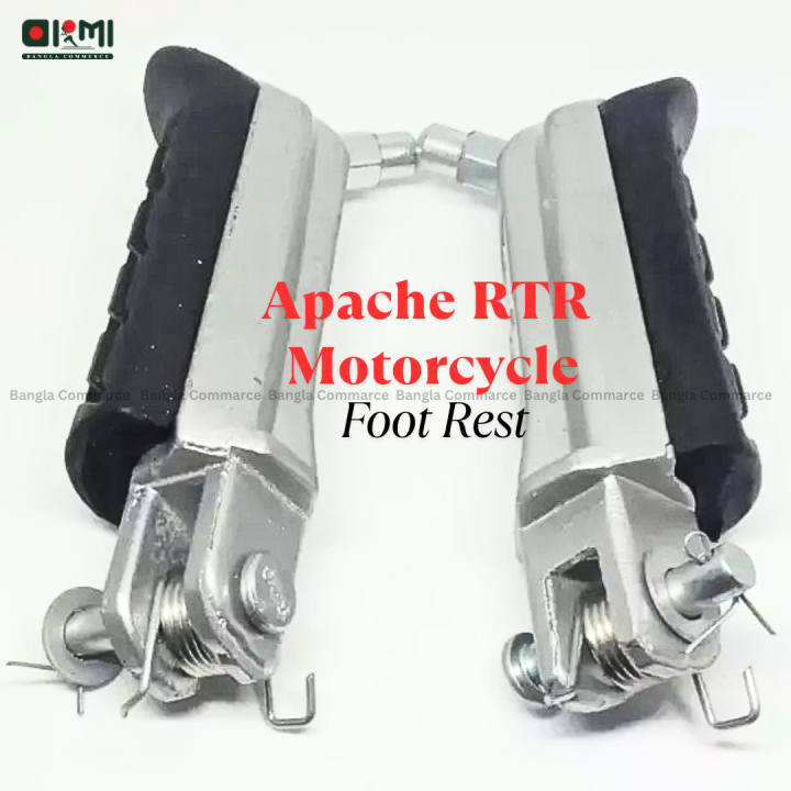 High Quality Aluminum Foot Rest Motorcycle Fornt Left & Right Side 2pcs ...
