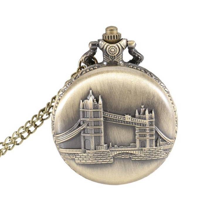 【DM bag factory Store】Timer London Tower Bridge Case Pendant Pocket ...