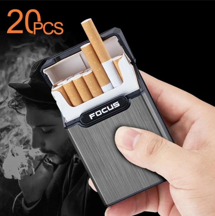 Portable Metal Cigarette Case Waterproof Moisture Proof 20 Sticks ...