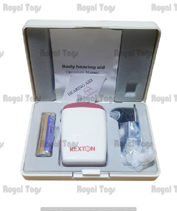Rexton _Fusion Pocket Type- 2 Pin Hearing Aid Sound Amplifier for Old ...