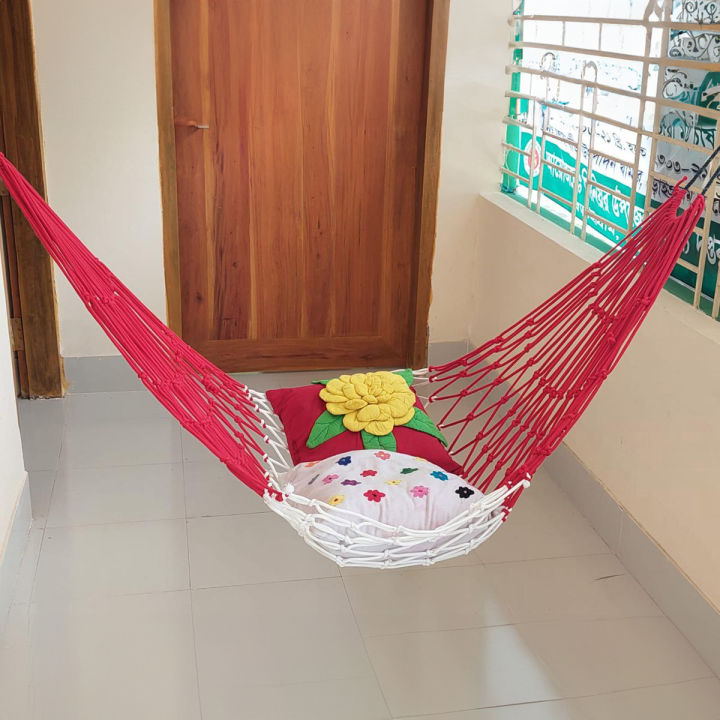 Dulna Bed Hanging 1Pcs Use For All People Large Swing Rope Bed Rattan ...