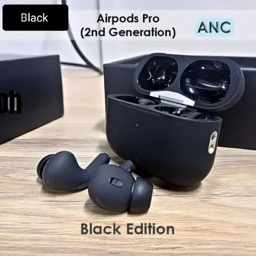 AirPods Pro 2nd gen premium Black Edition Dubai wireless Earbuds ...