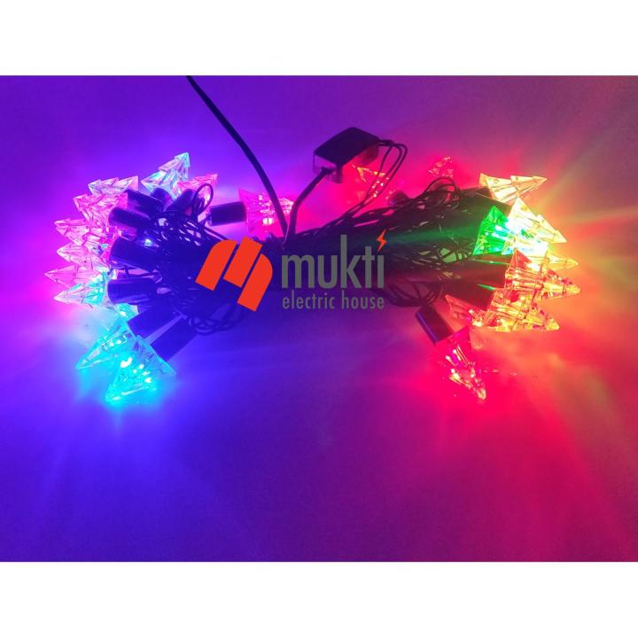 Transparent Xmas Tree Multi Color Fairy Decorative 28 Led Lights for ...