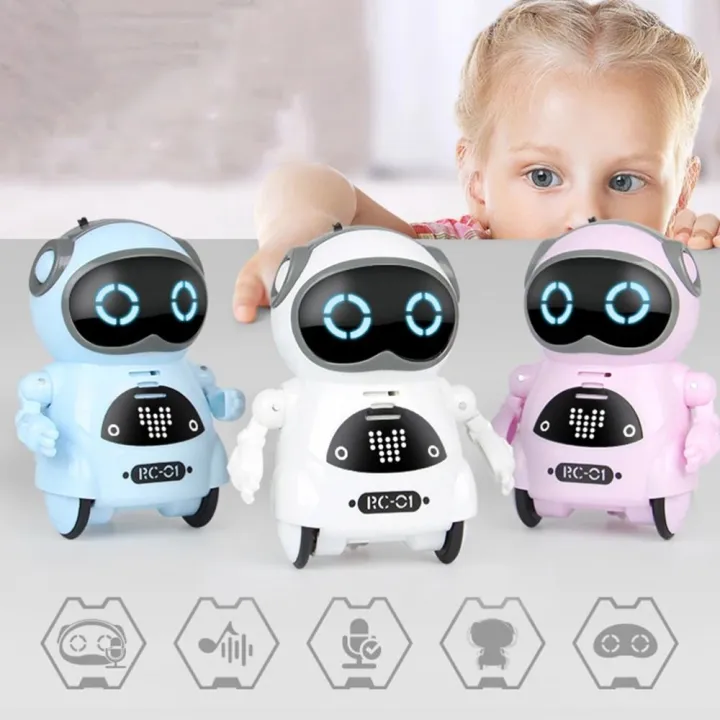 Recording Voice Recognition Pocket Robot Smart Robot Telling Story ...
