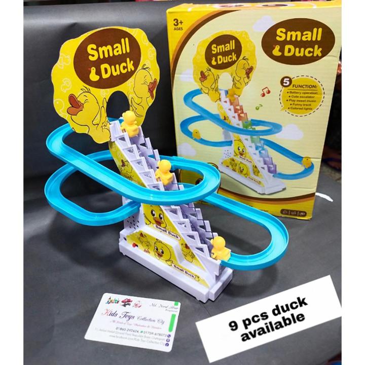 9-PCS Duck Efficient Little Duck Track Slide Toys, Electric Duck ...