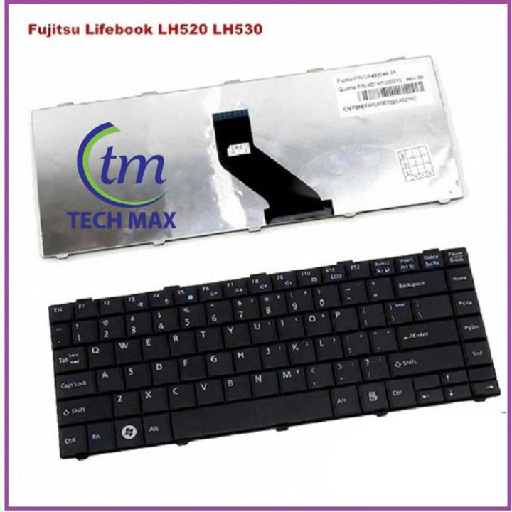 Laptop Keyboard For Fujitsu Lifebook Lh520 Lh530 Lh530G Series ...